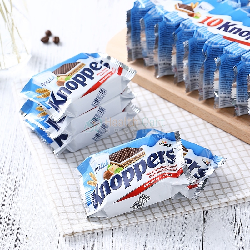 Knoppers milk hazelnut chocolate wafer biscuits 25g*8 - Health Cart ...